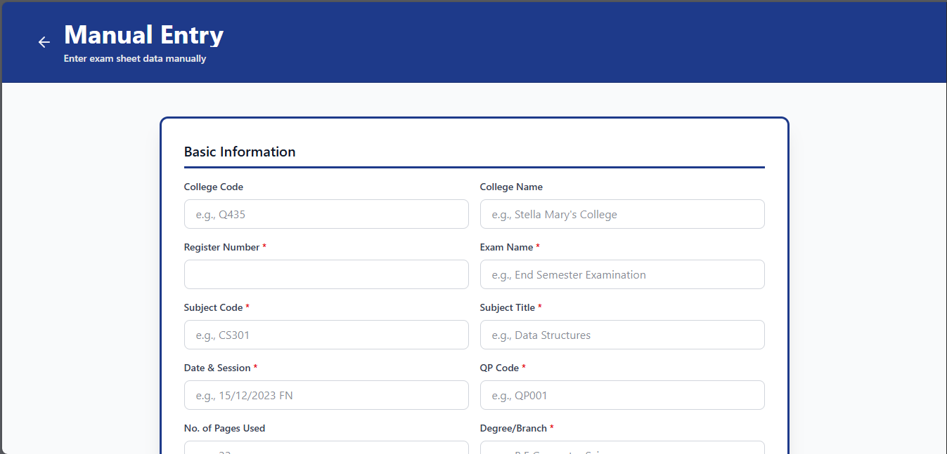 Exam Sheet Scanner — Geo Nithin J