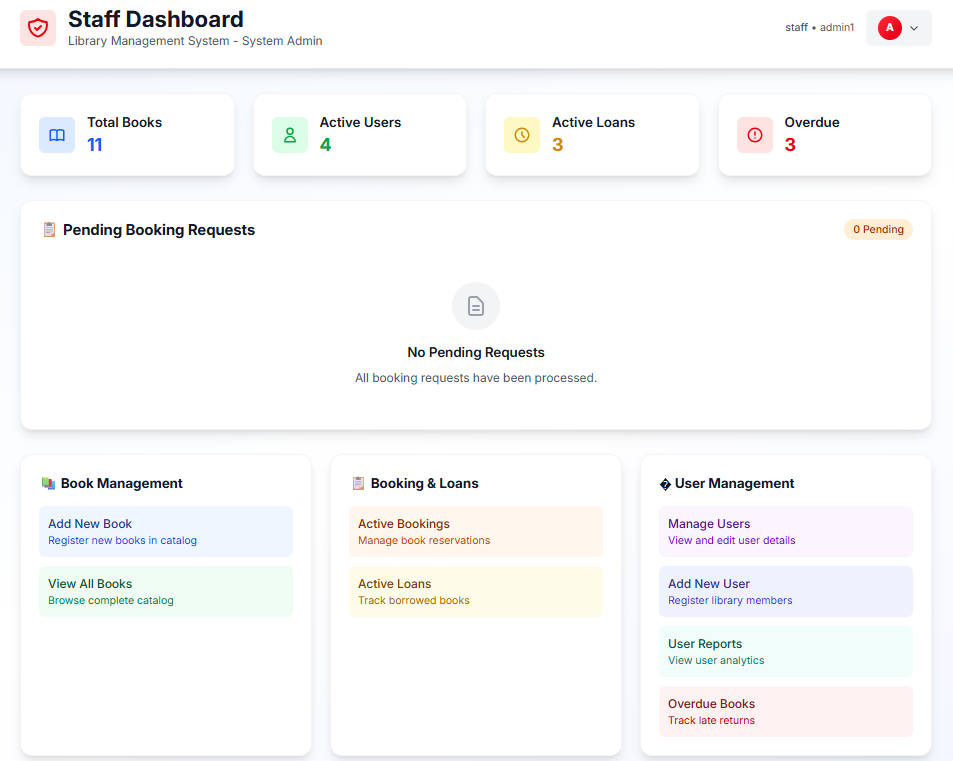 Library Management System — Geo Nithin J